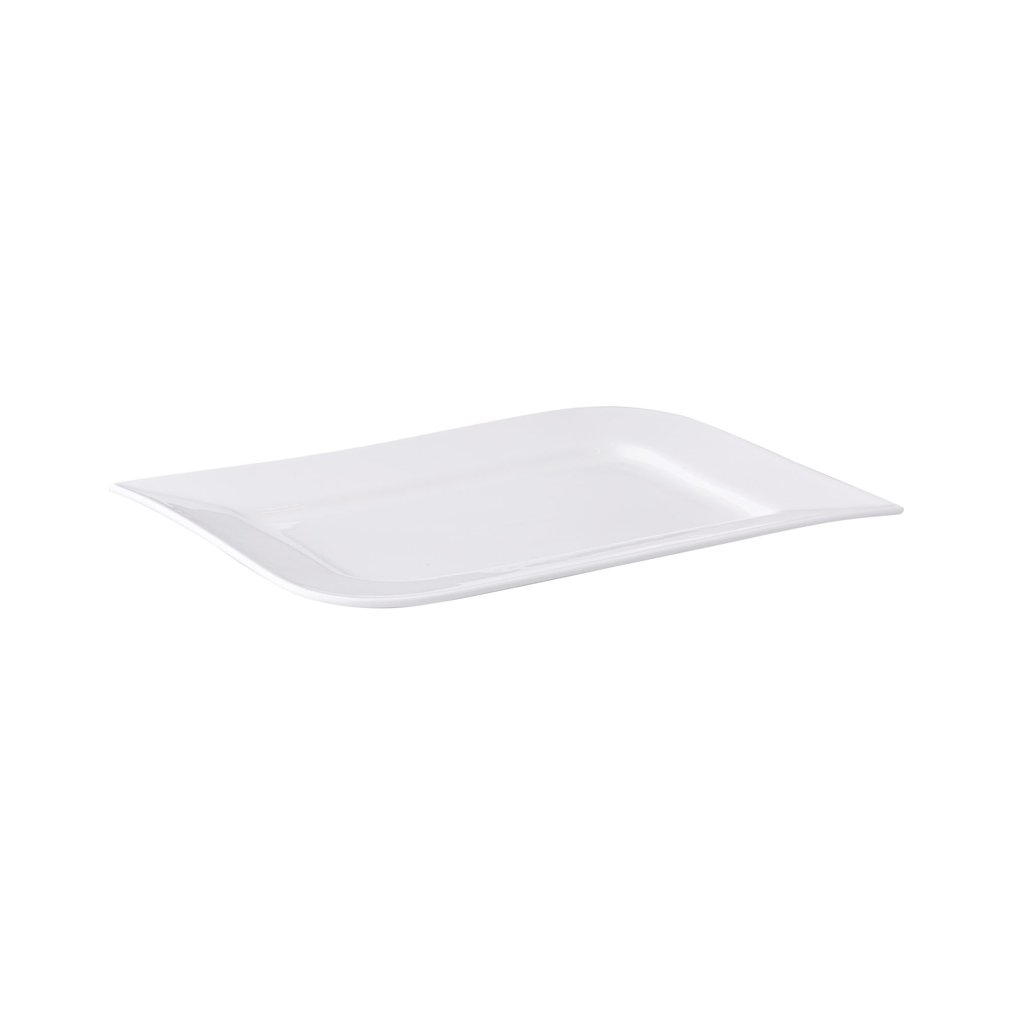 Rectangular dinner plate 31cm Wave